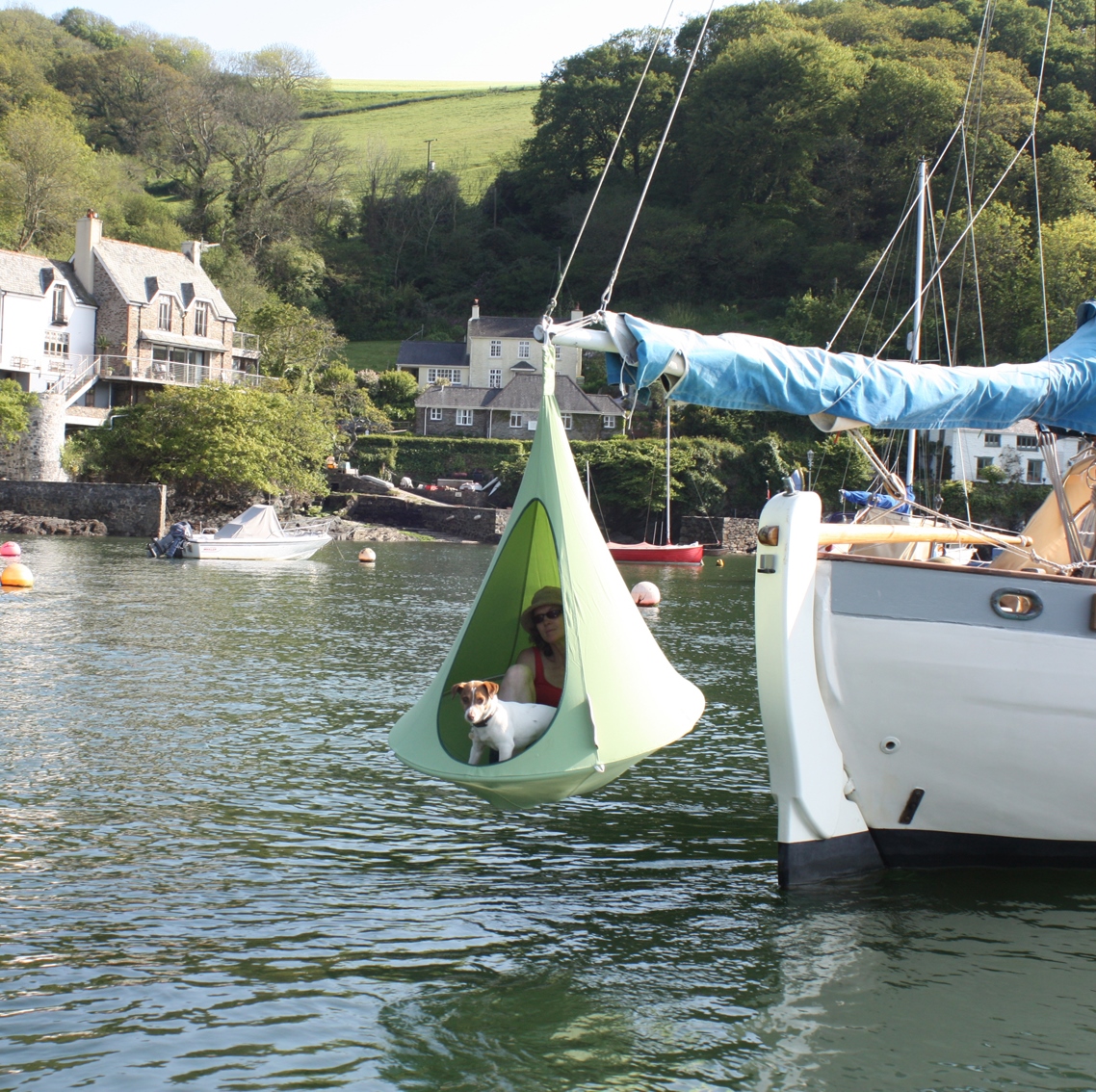 Hamaca Colgante - Cacoon Simple - Verde : venta Hamaca Colgante ...